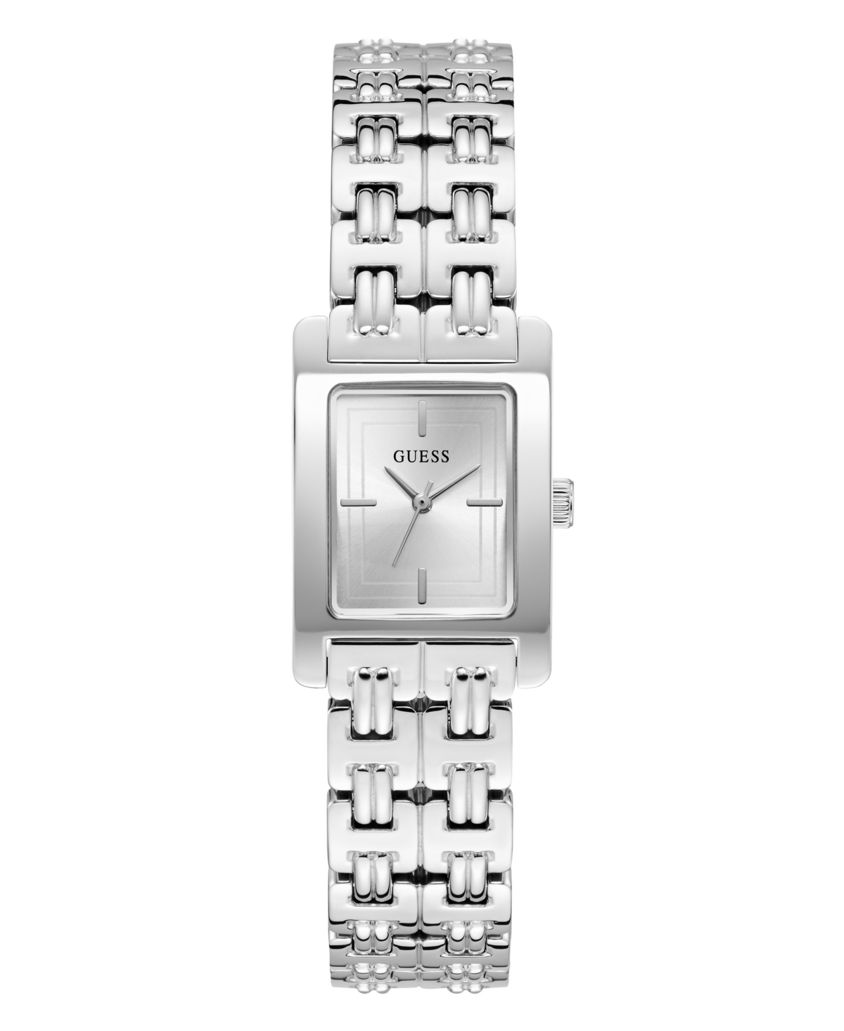 Click here for Guess Womens Quartz Silver-Tone Stainless Steel Wa... prices