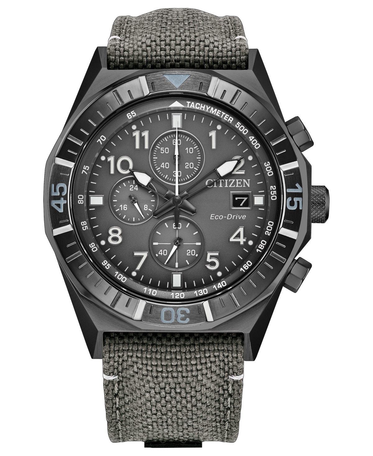 Click here for Citizen Mens Nighthawk Sport Casual Gray Nylon Str... prices