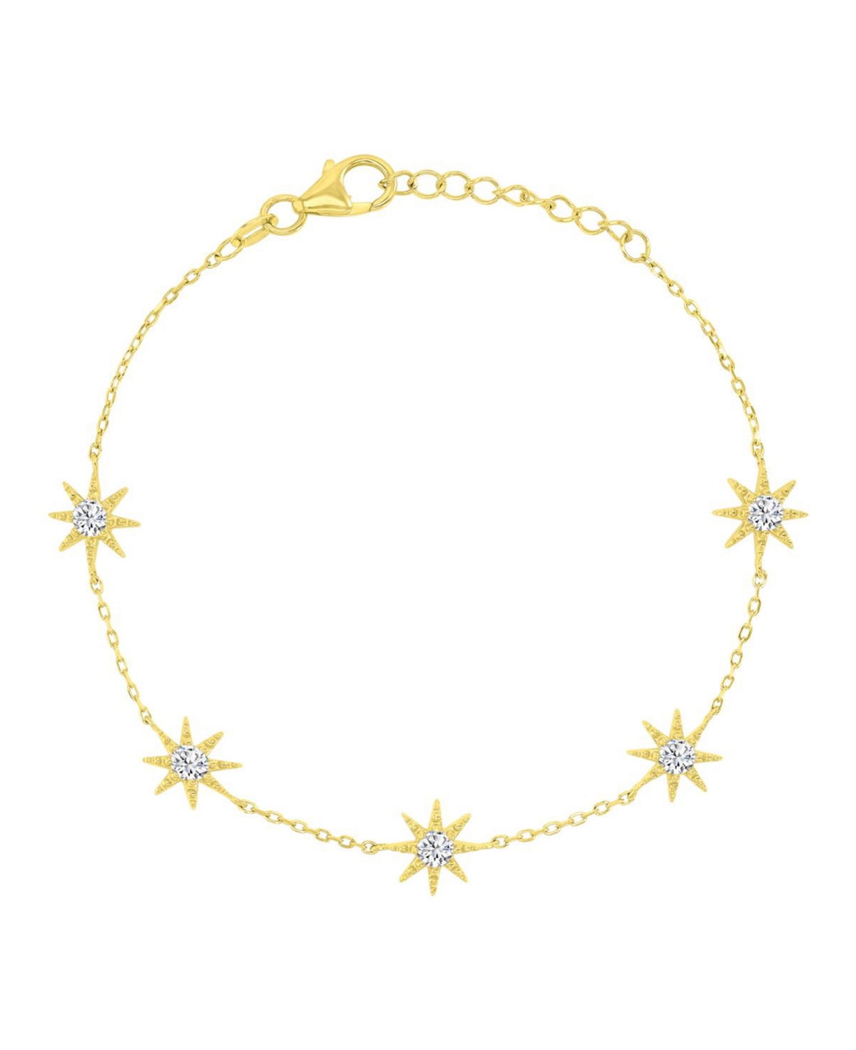 Click here for Macys 14k Gold Over Sterling Silver Cubic Zirconia... prices