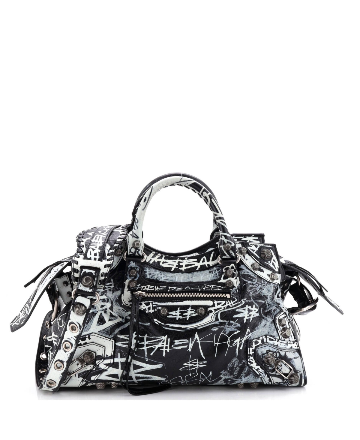 Click here for Pre-Owned Balenciaga Medium Neo Cagole Graffiti Ci... prices