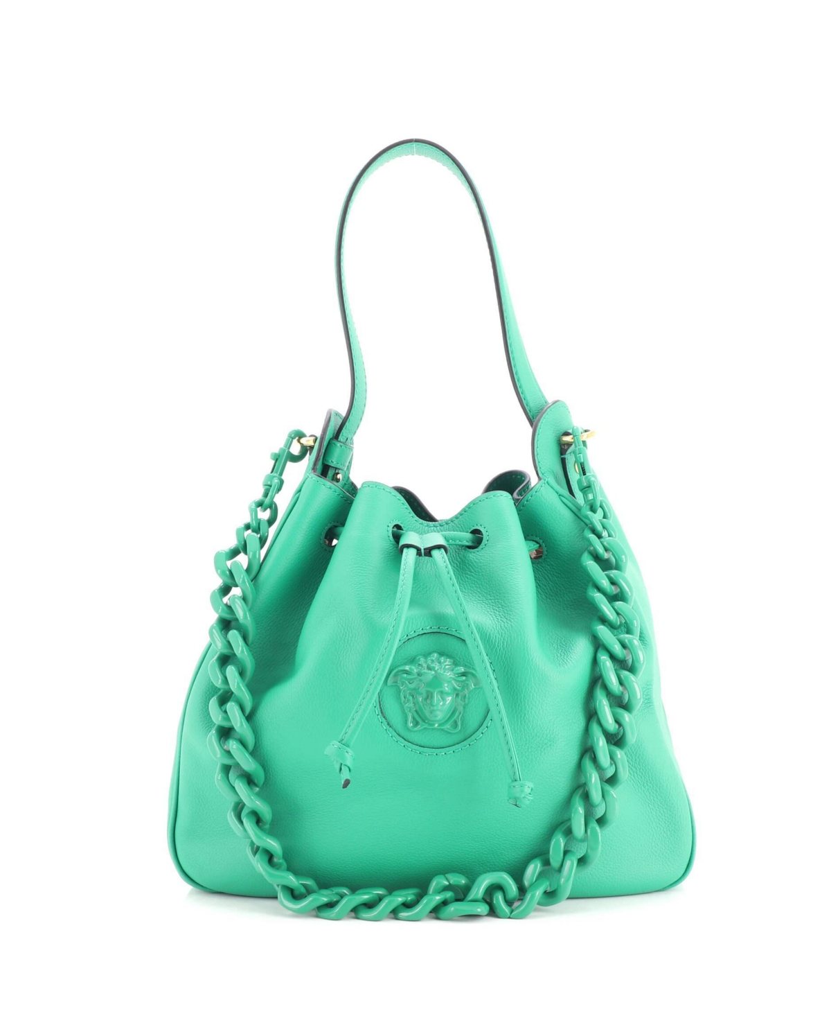 Click here for Pre-Owned Versace Large La Medusa Bucket Leather -... prices