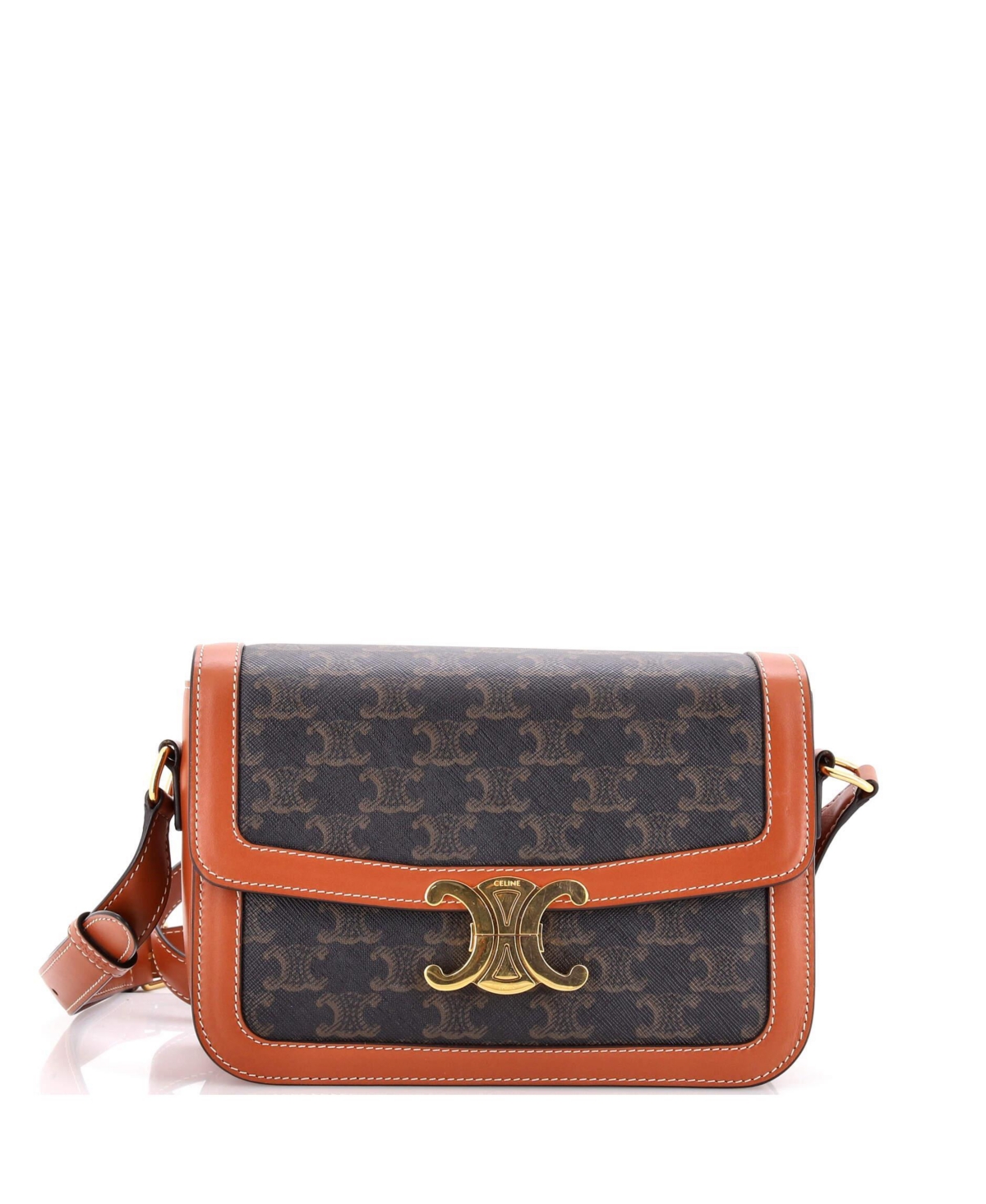 Click here for Pre-Owned Celine Medium Triomphe Shoulder Bag Trio... prices