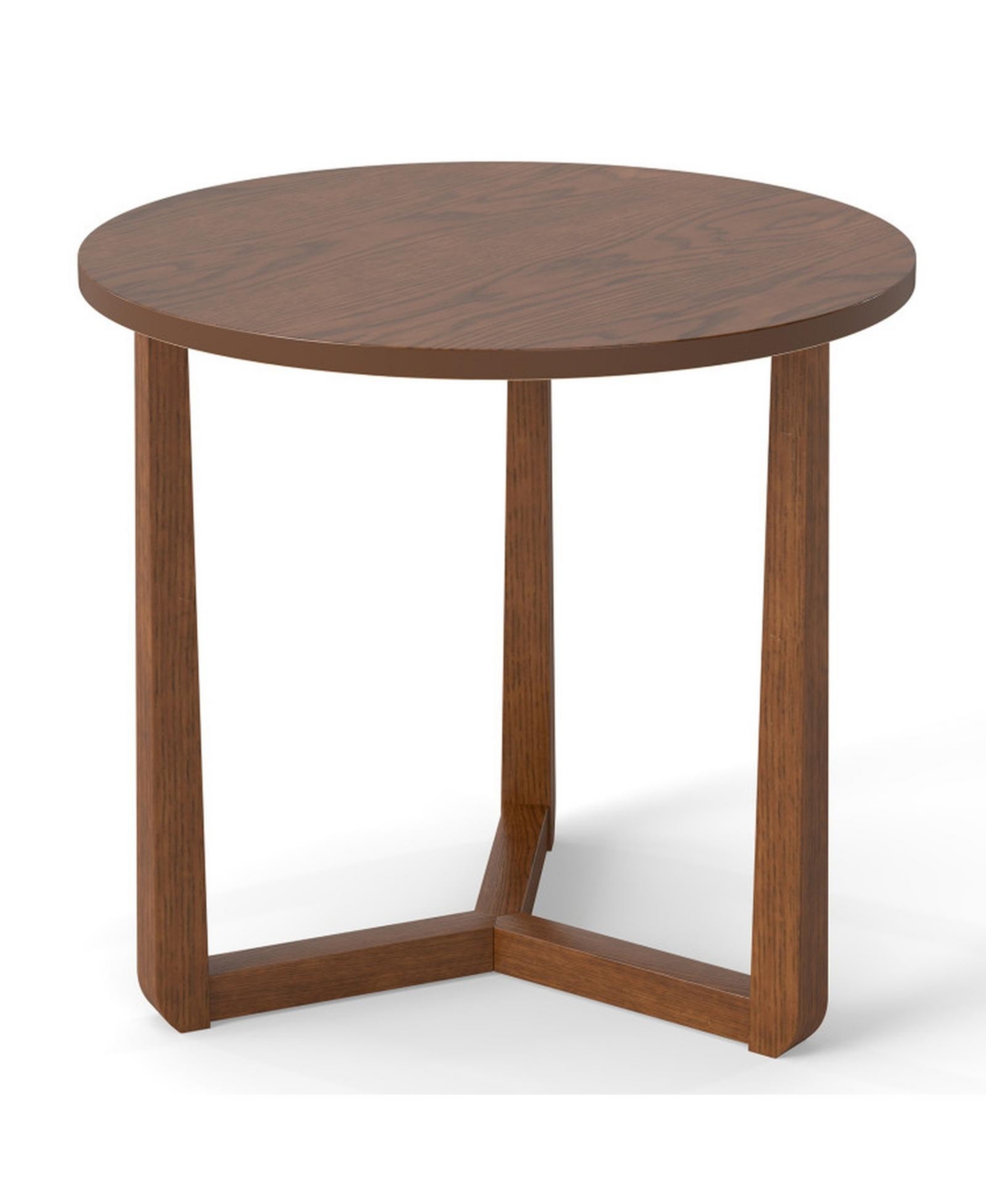 Click here for Sugift 22.5 in Round Farmhouse Side Table with Rub... prices