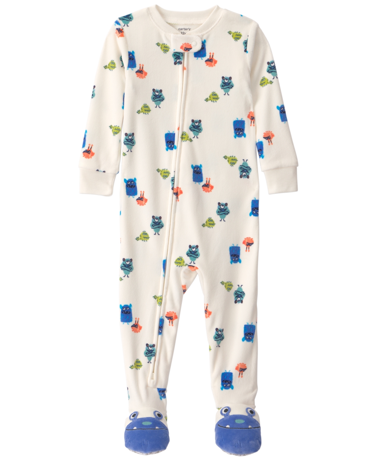 Click here for Carters Baby Boys Monster 2-Way Zip Dream Plush Sn... prices