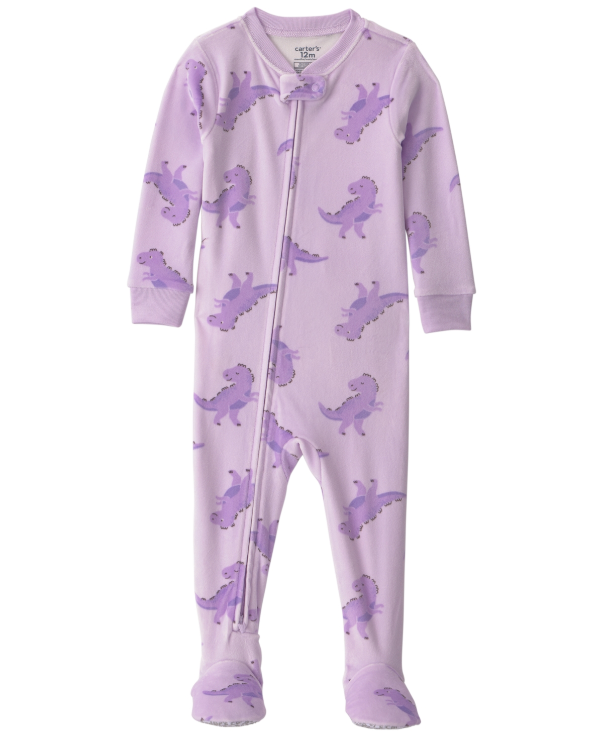 Click here for Carters Baby Girls Dino 2-Way Zip Dream Plush Snug... prices