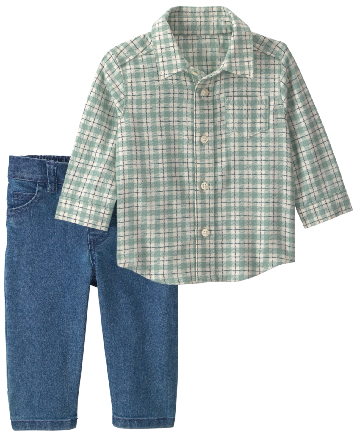 Click here for Carters Baby Boys Plaid Flannel Long-Sleeve Shirt... prices