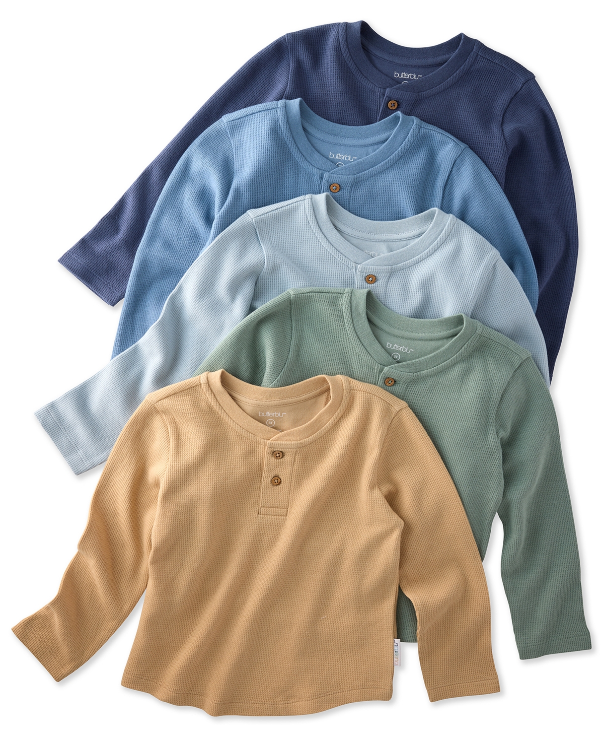 Click here for butterblu Baby Boys Payton Waffle Round Neck T-Shi... prices