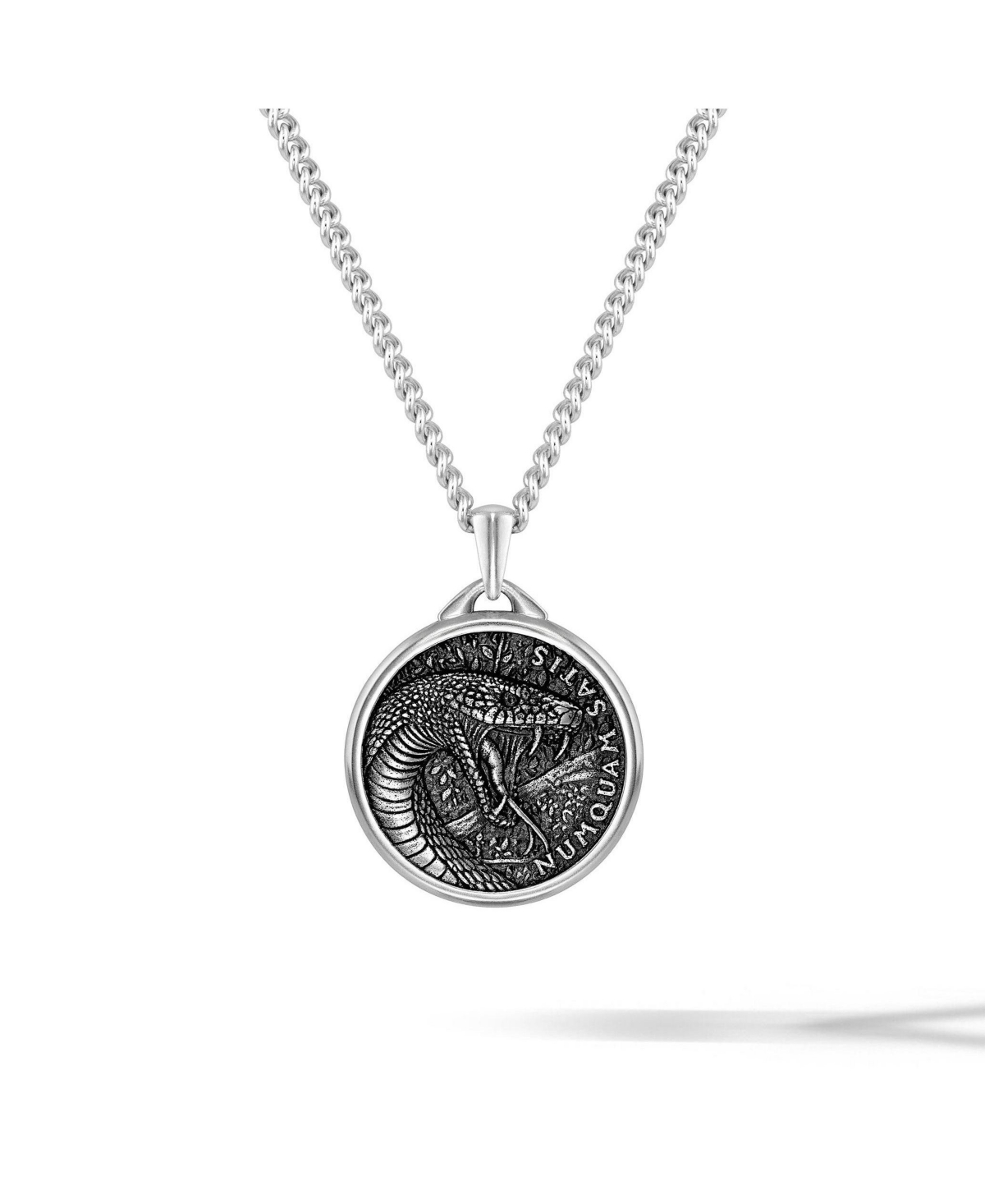 Click here for Vincero Mens Mamba Pendant - Sterling Silver Neckl... prices