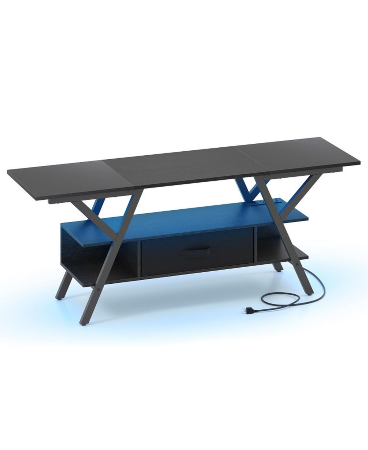 Click here for Sugift 65 in Tv Stand with Power Outlets and Led L... prices