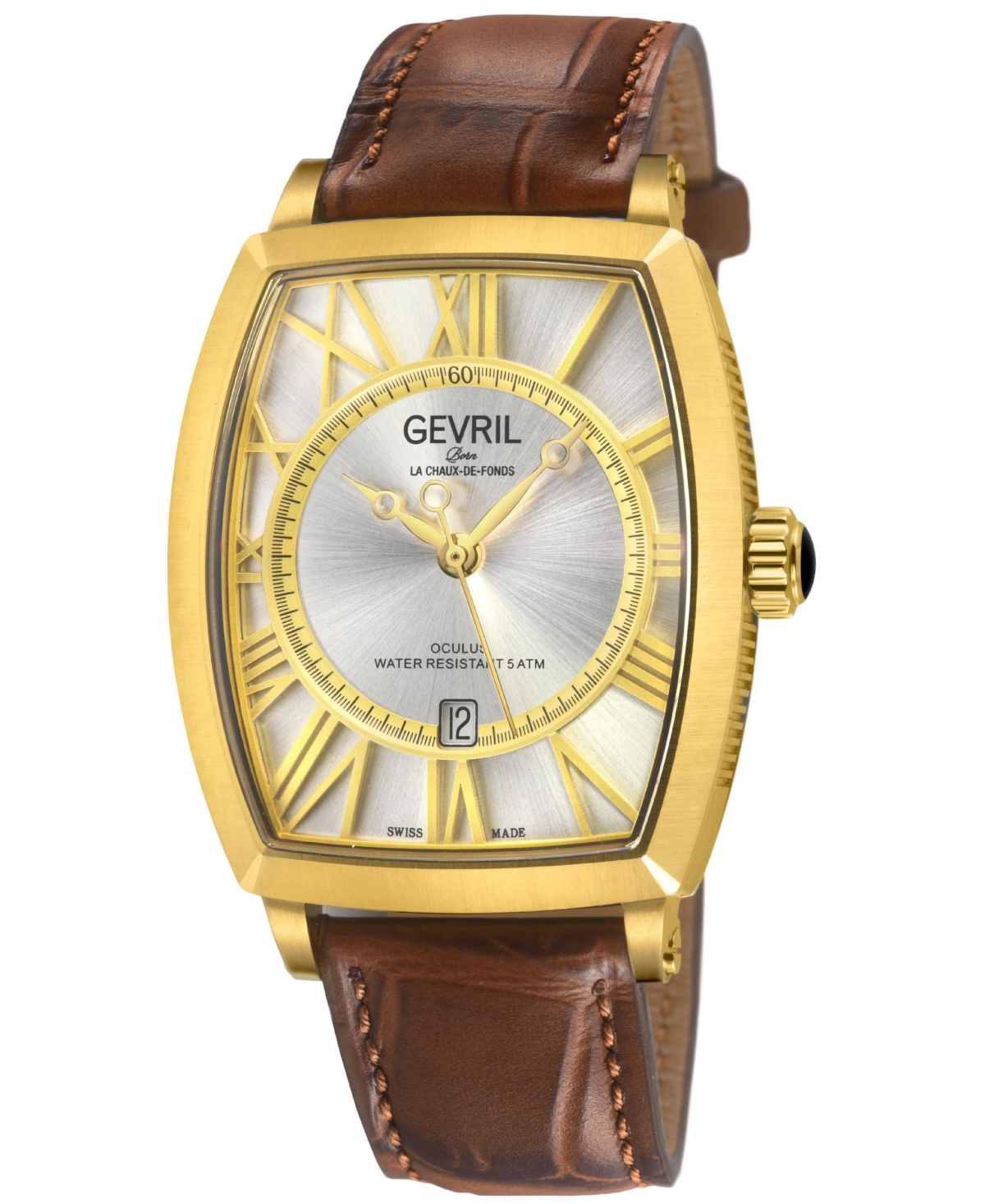 Click here for Gevril Mens Swiss Made Oculus Swiss Automatic Brow... prices