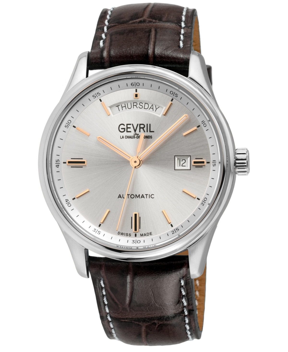 Click here for Gevril Mens Swiss Made Excelsior Swiss Automatic I... prices