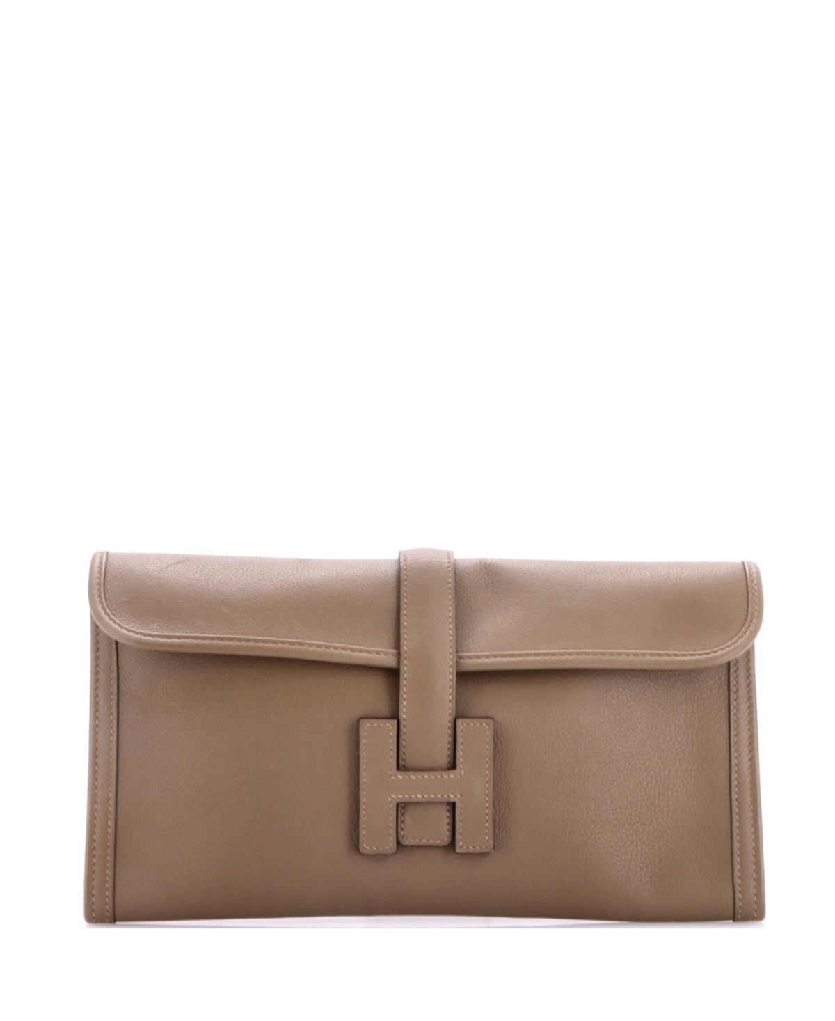 Click here for Pre-Owned Hermes 29 Jige Elan Clutch Evercolor - B... prices