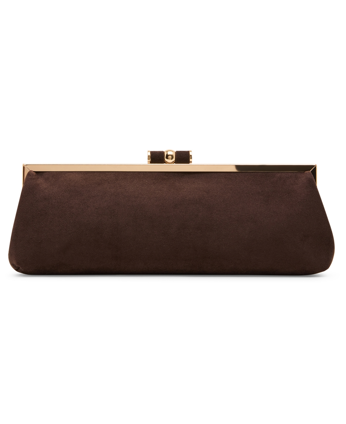 Click here for Steve Madden Stefano Small Clutch Handbag - Chocol... prices