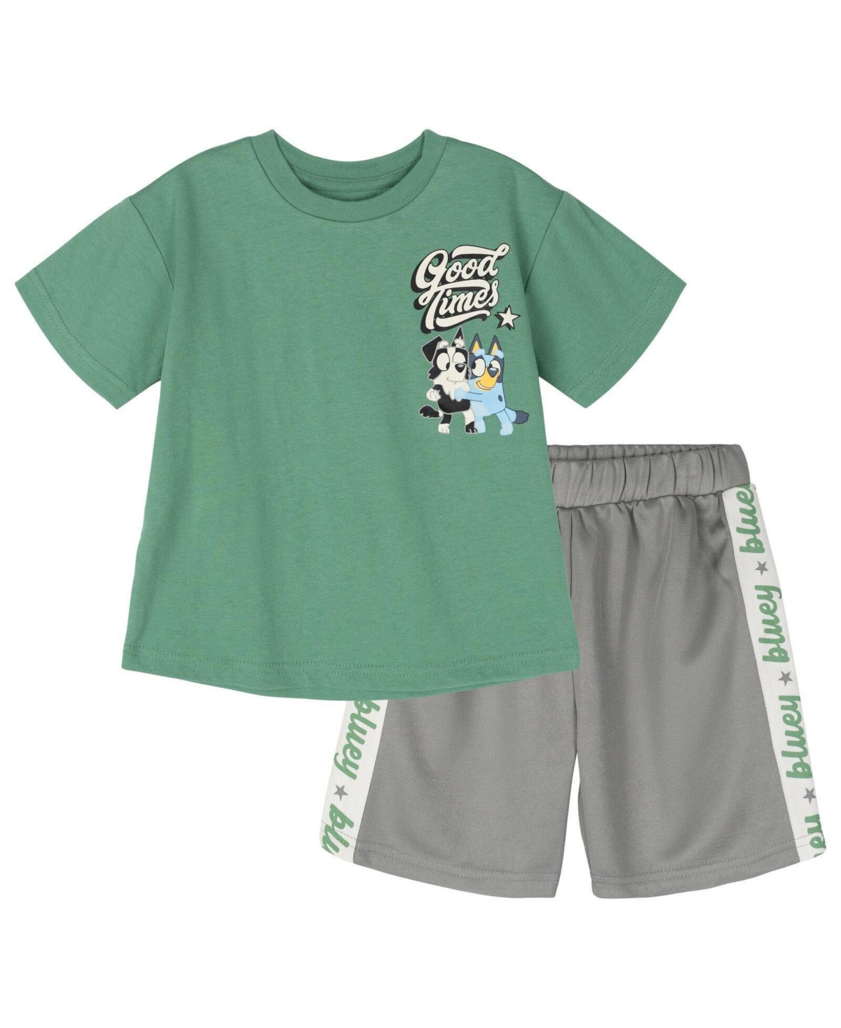 Click here for Bluey Toddler Boys Bingo T-Shirt and Mesh Shorts O... prices