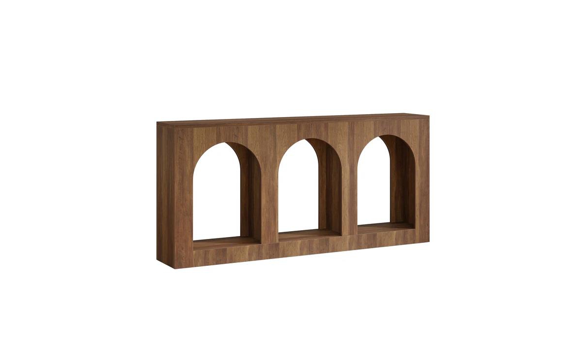 Click here for Slickblue Arched Wood Console Table with 3 Storage... prices
