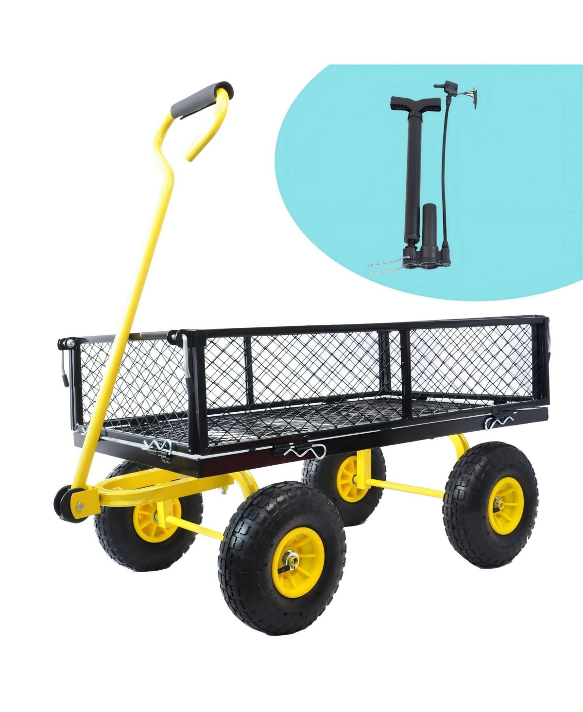 Click here for Mountaintop Folding Garden Cart Mesh Steel Utility... prices