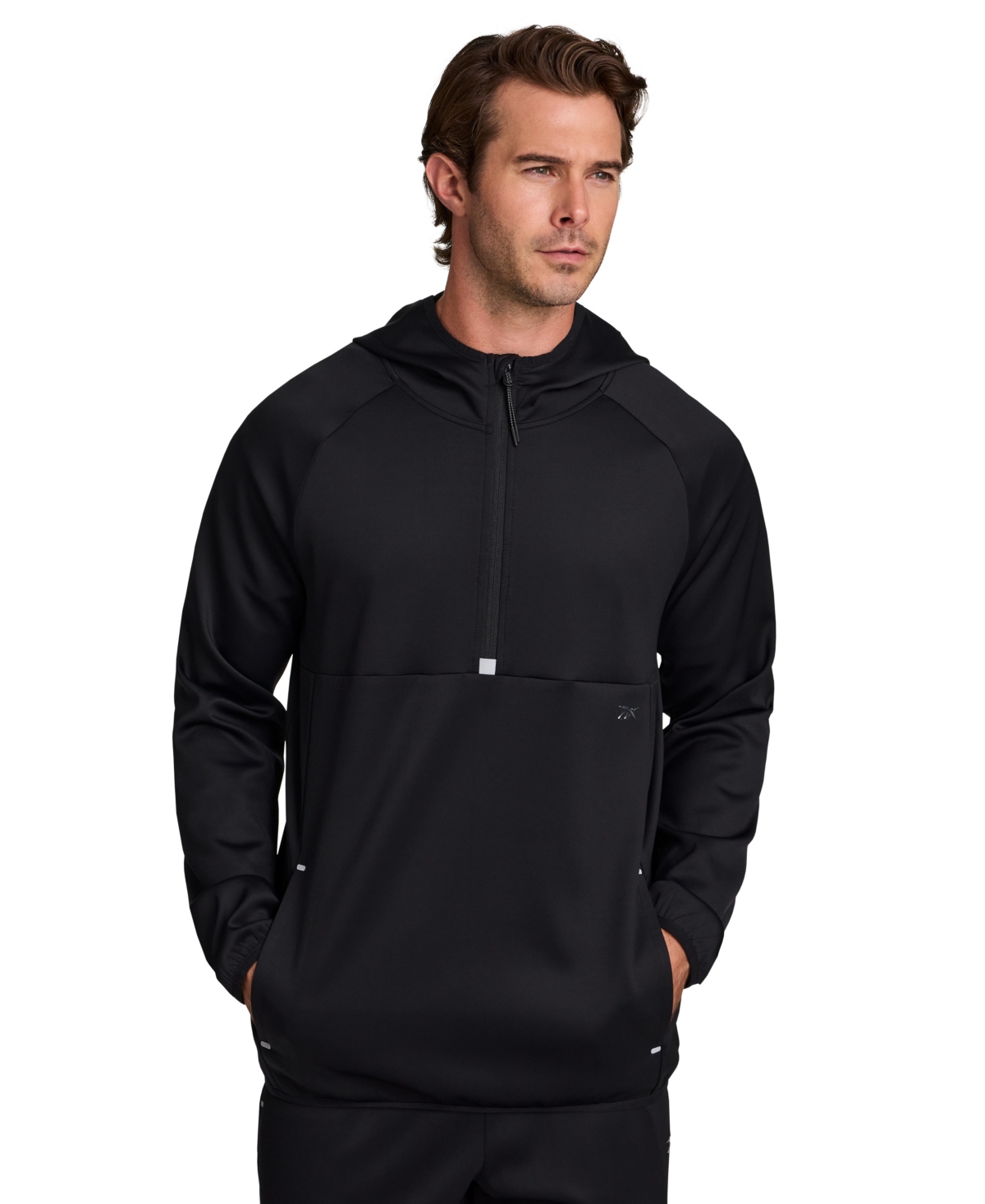 Click here for Reebok Mens Scuba Quarter-Zip Sweatshirt - Black prices