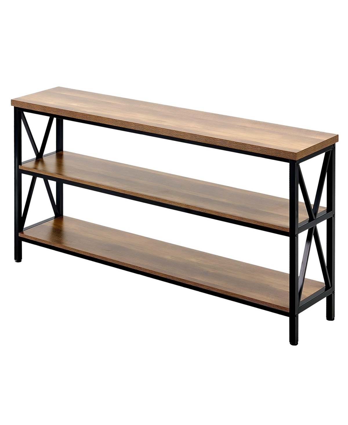 Click here for Slickblue Narrow Hallway Table with 3-Tier Storage... prices