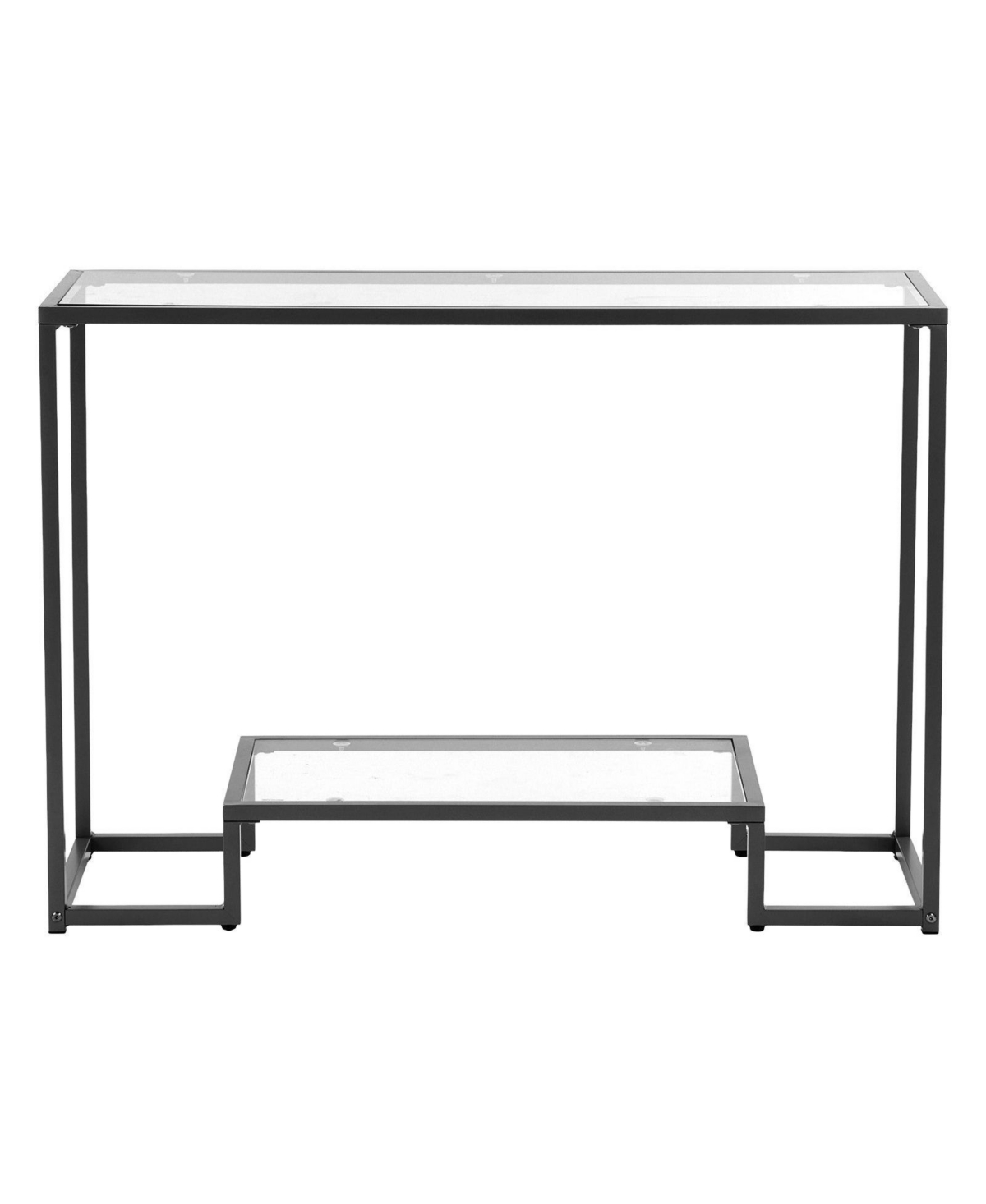 Click here for Slickblue 2-Tier Glass Console Table with Tempered... prices