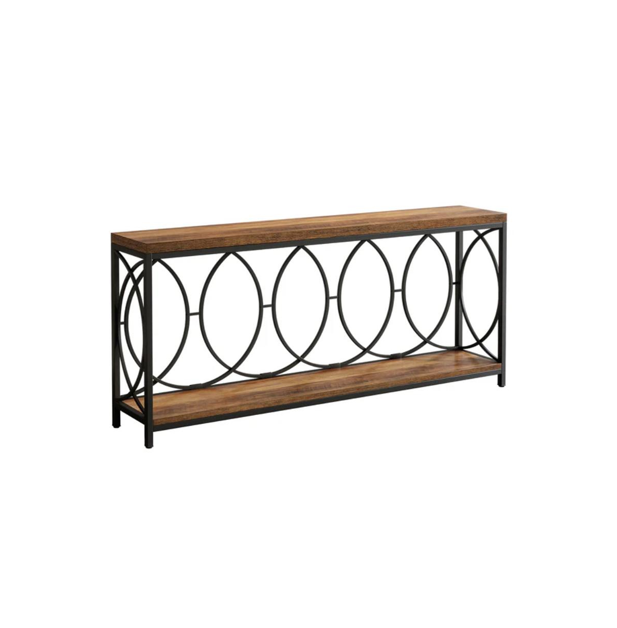 Click here for Slickblue 2-Tier Long Console Table with Storage S... prices