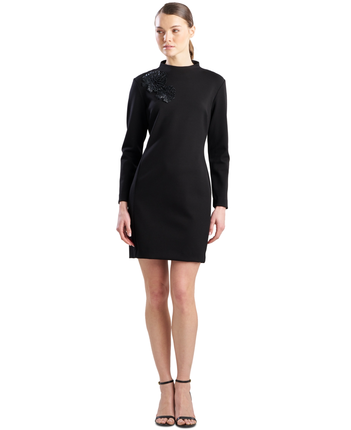 Click here for Natori Womens Mock Neck Dress - Black prices