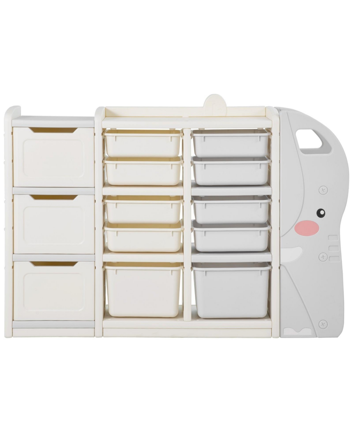Click here for Slickblue Elephant Shape Kids Toy Storage Organize... prices