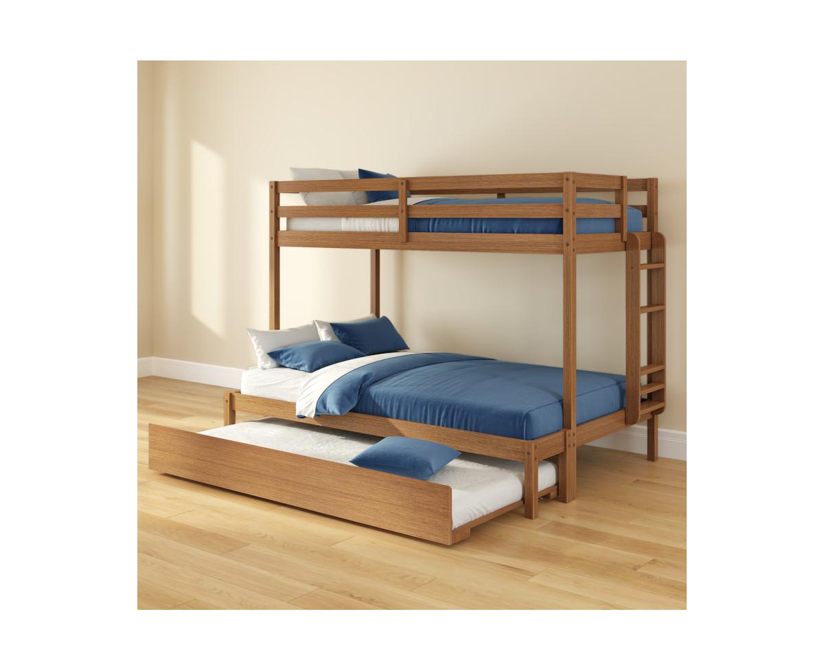 Click here for Grain & Grove Bear Plywood Twin/Full Bunk with Tru... prices