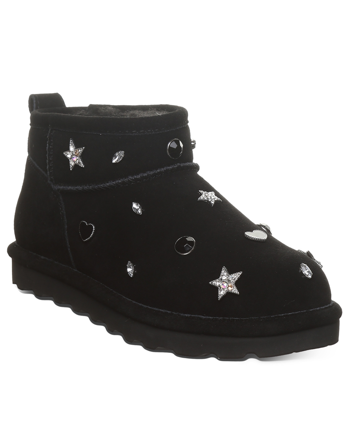 Click here for Bearpaw Womens Shorty Nova Studded Pull-On Ankle B... prices