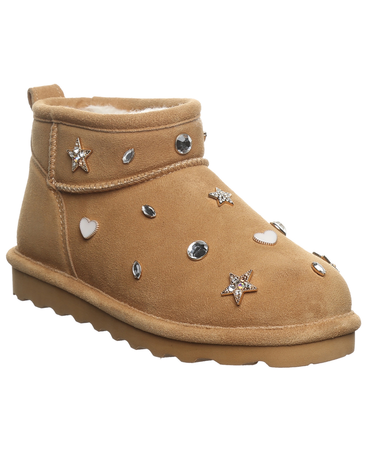 Click here for Bearpaw Womens Shorty Nova Studded Pull-On Ankle B... prices