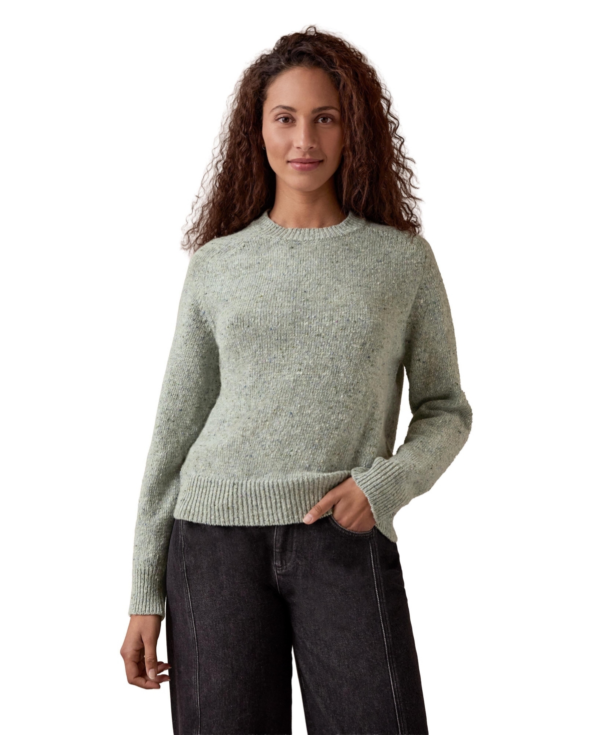 Click here for Celtic & Co. Womens Saddle Shoulder Crew Neck Wool... prices