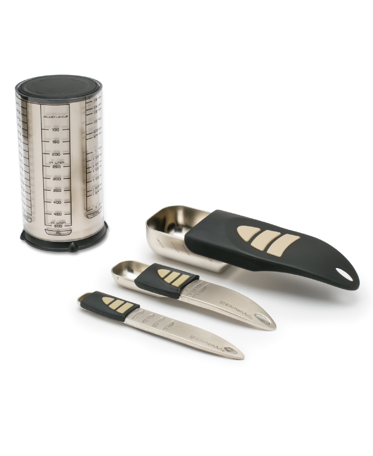 Click here for KitchenArt Bakers Set of 4 Adjustable Measures - M... prices