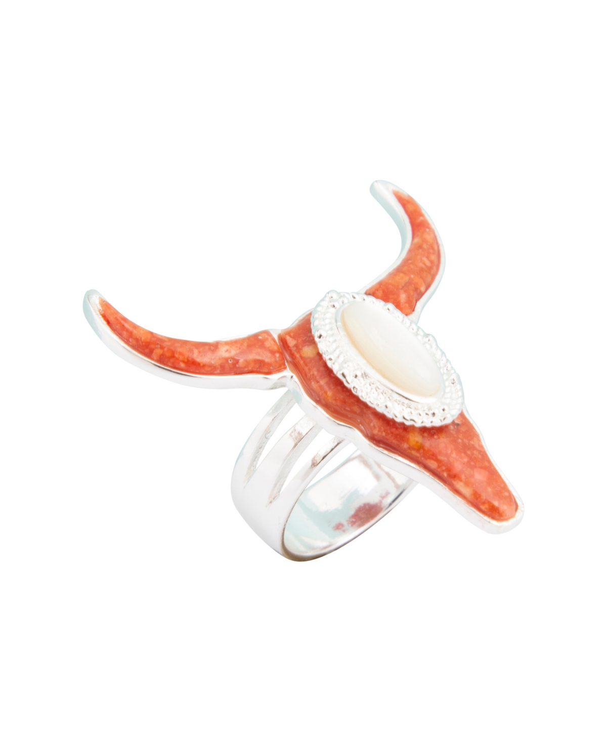 Click here for Barse Longhorn Orange Sponge Coral Golden Ring - S... prices