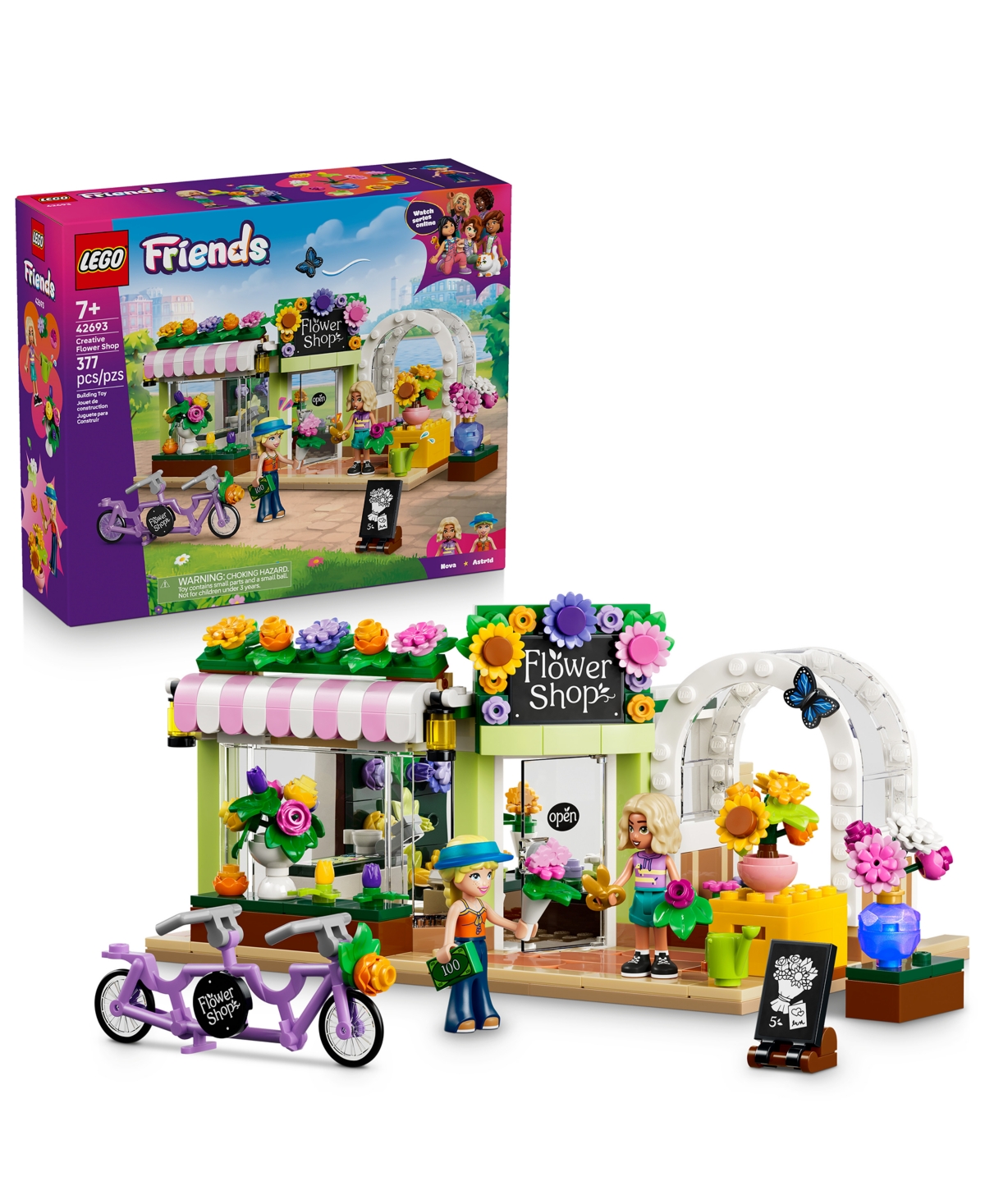 Click here for Lego Friends Creative Flower Shop 42693  377-Piece... prices