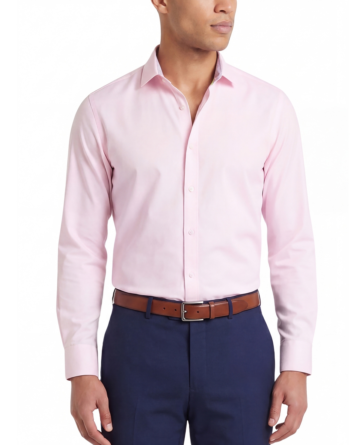 Click here for Tom Baine Mens Slim Fit Performance Solid Button D... prices