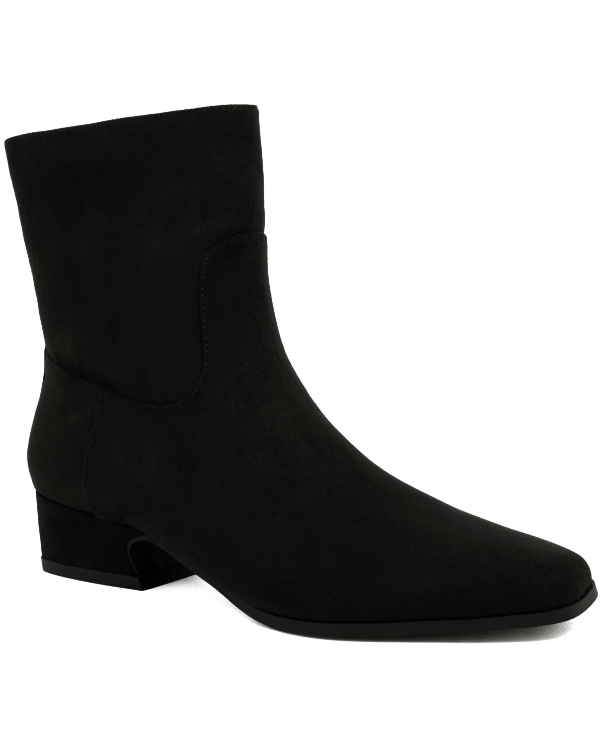 Click here for Jones New York Womens Muriel Stacked Zipper Bootie... prices