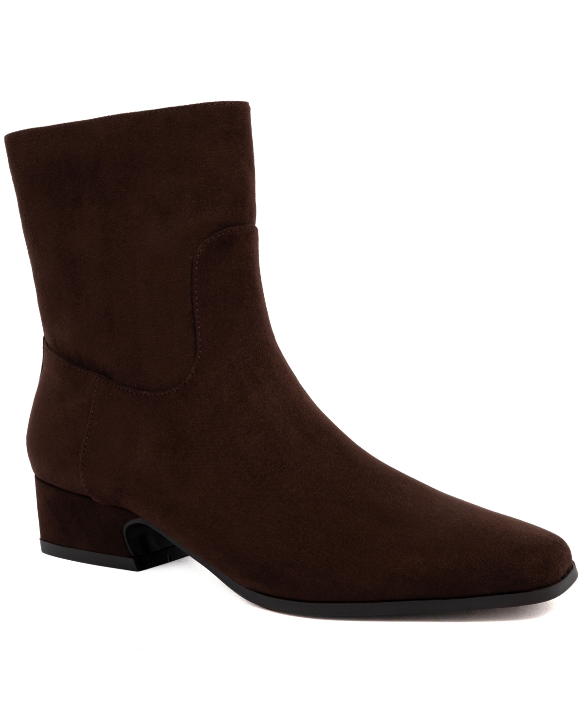 Click here for Jones New York Womens Muriel Stacked Zipper Bootie... prices