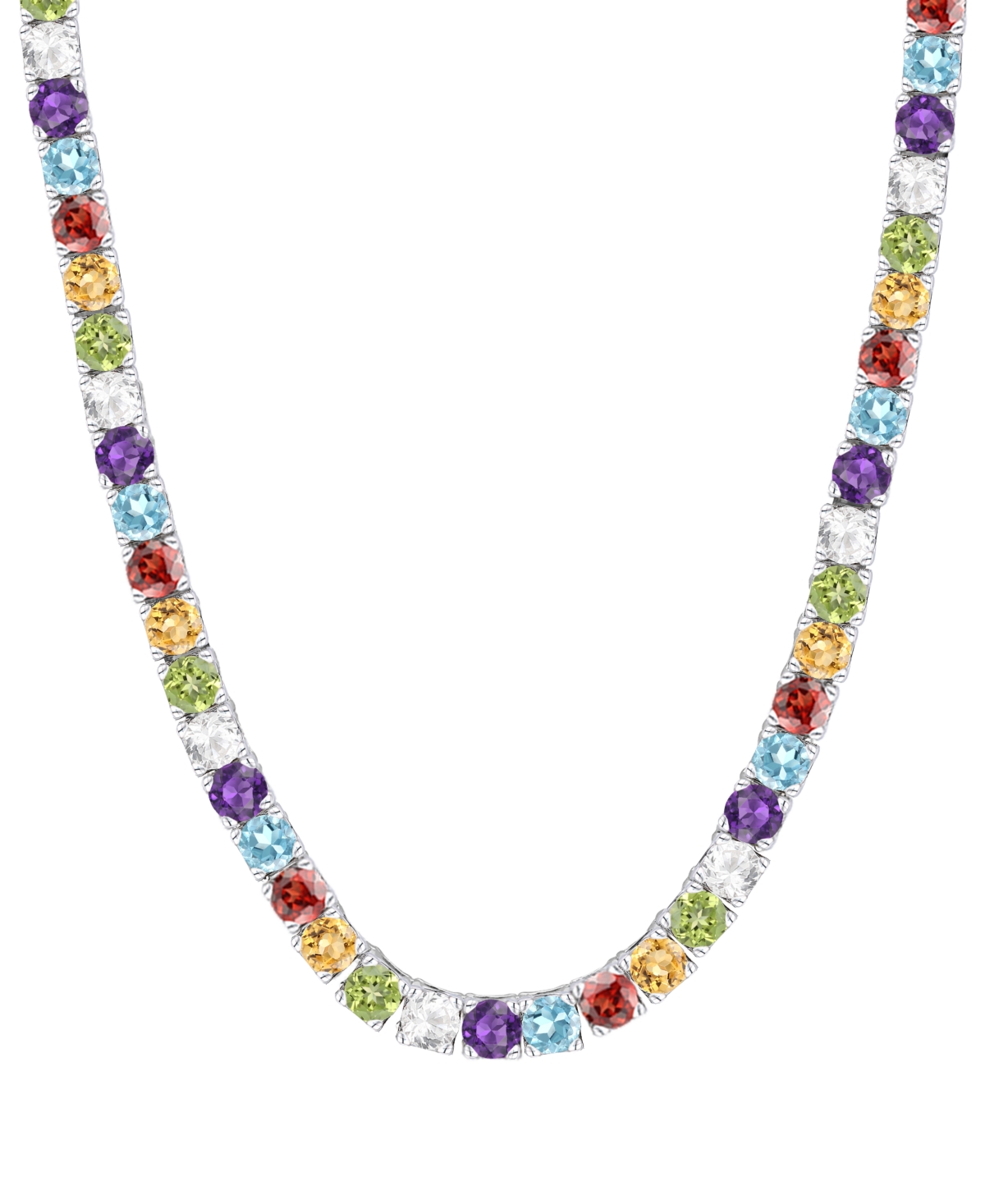 Click here for Macys Blue Topaz (30 ct. t.w.) Necklace in Sterlin... prices