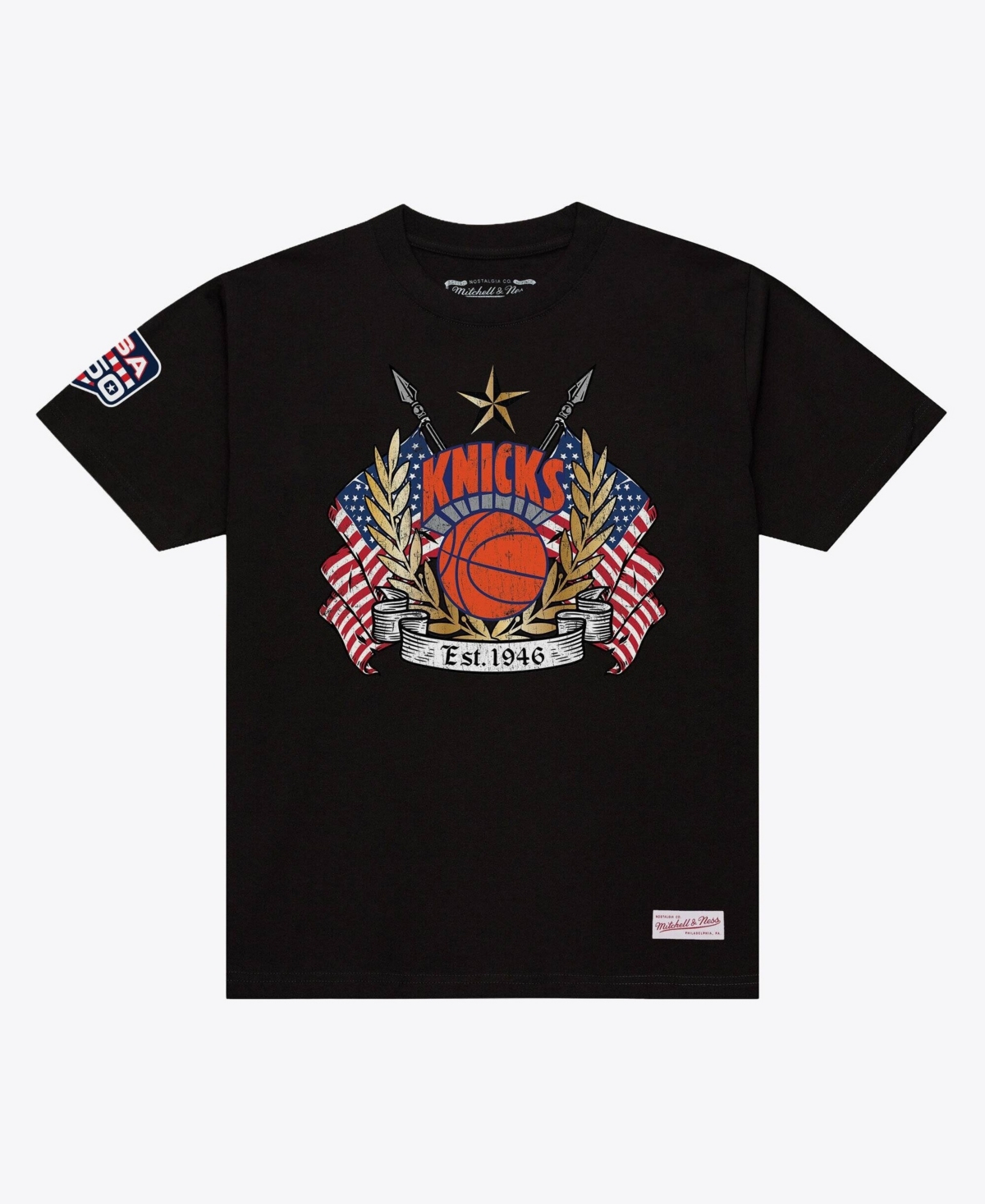 Click here for Mitchell & Ness Mens Black New York Knicks Allegia... prices