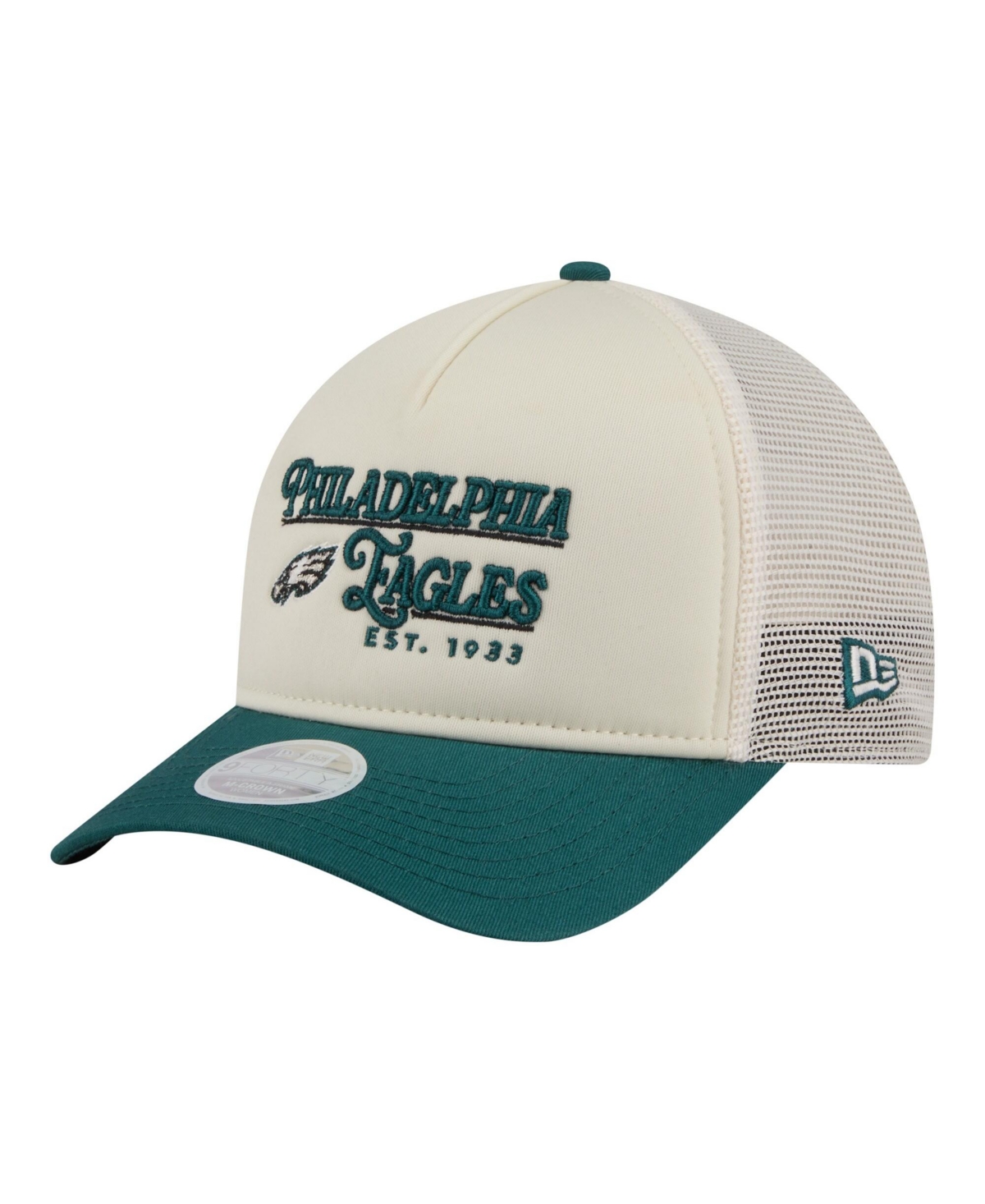 Click here for New Era Womens Cream/Green Philadelphia Eagles Ret... prices
