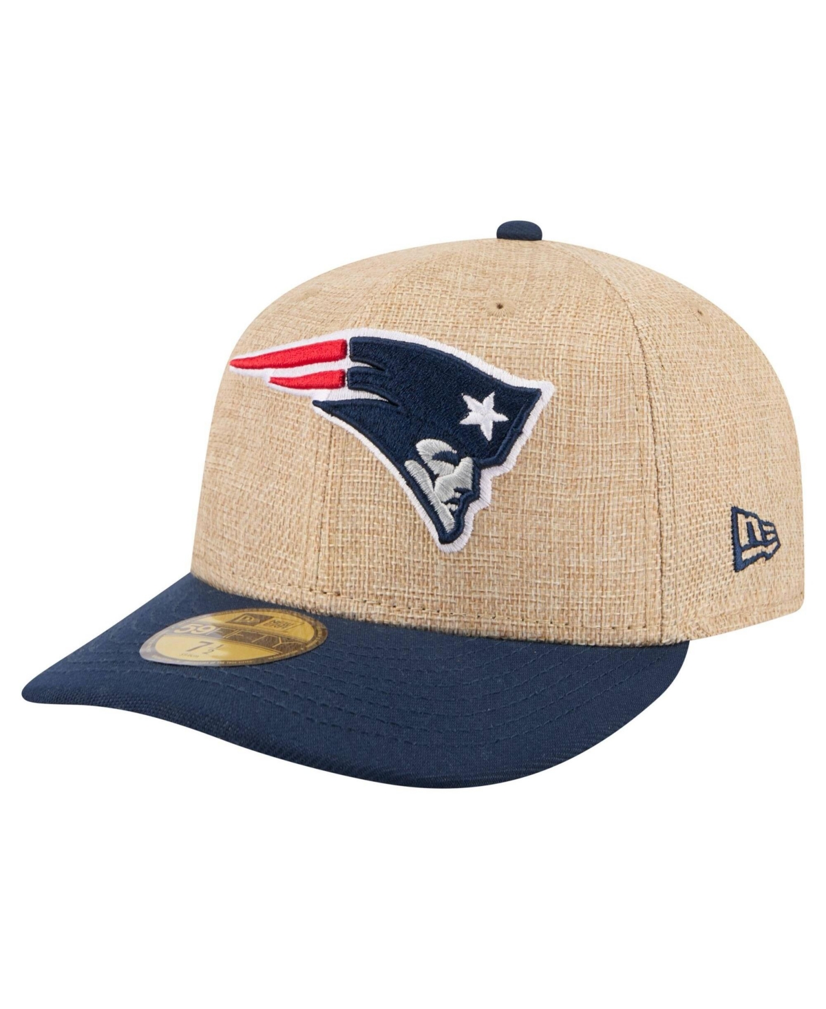 Click here for New Era Mens Natural/Navy New England Patriots Pre... prices