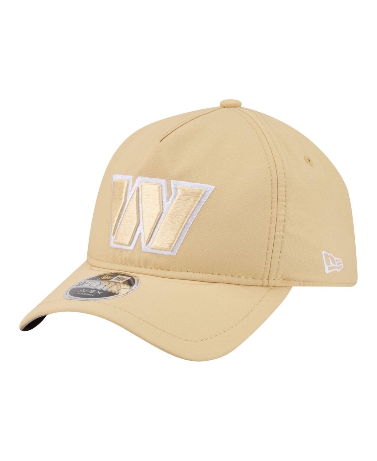 Click here for New Era Mens Tan Washington Commanders Apex 9FORTY... prices