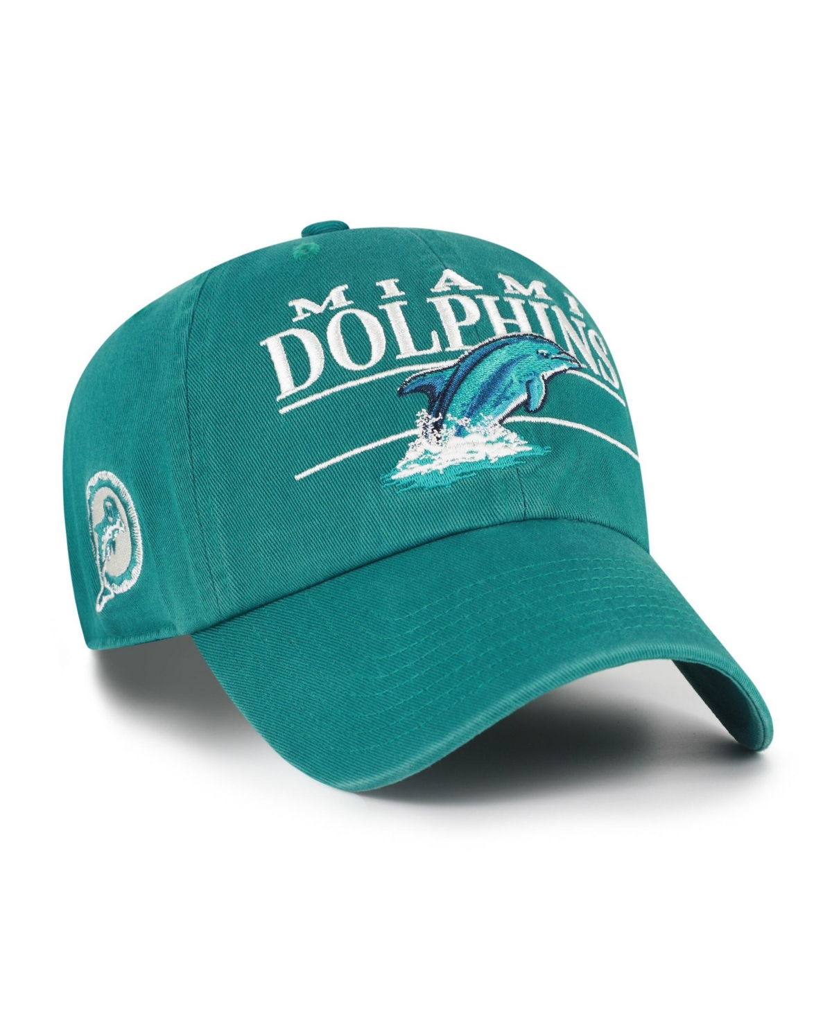 Click here for 47 Brand Mens Aqua Miami Dolphins Throwback Graphi... prices