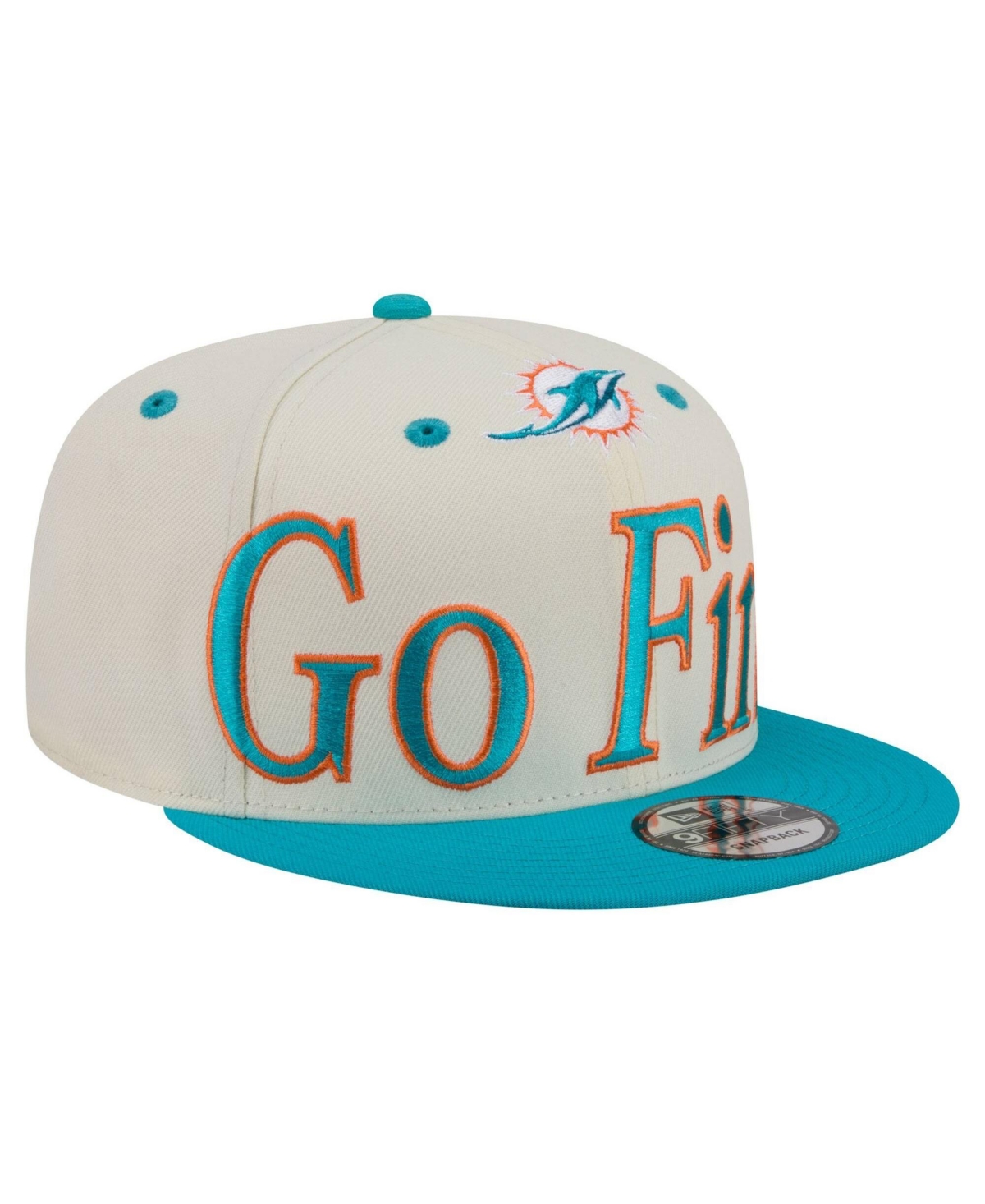 Click here for New Era Mens Cream Miami Dolphins Oversized Slogan... prices