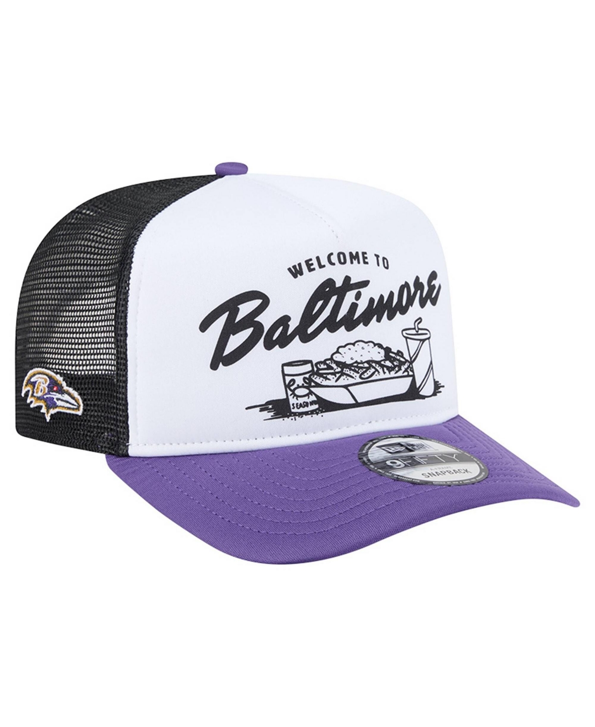 Click here for New Era Mens White/Purple Baltimore Ravens Foodie... prices