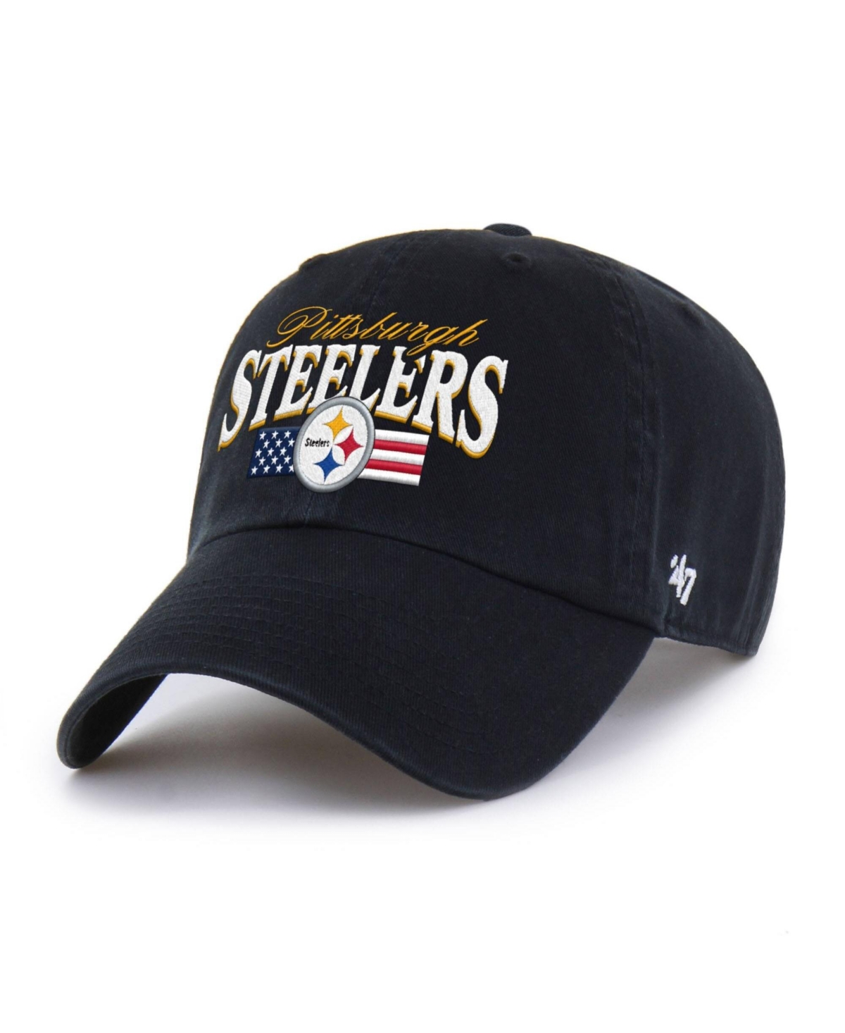 Click here for 47 Brand Mens Black Pittsburgh Steelers American F... prices