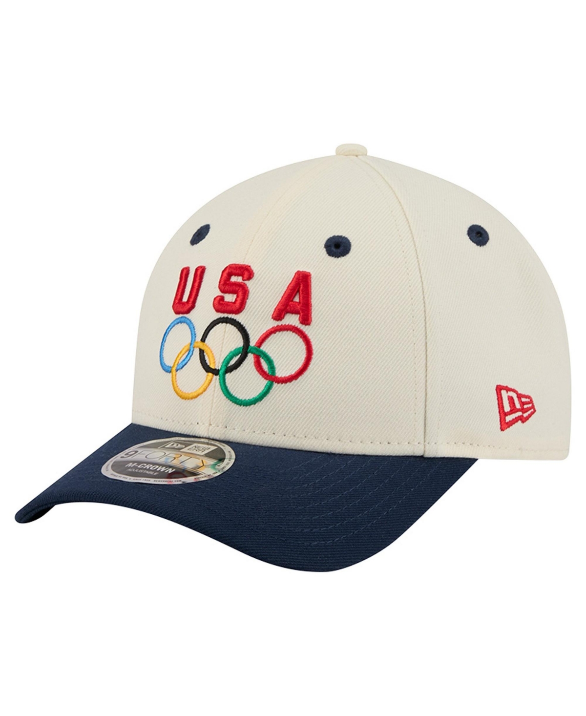 Click here for New Era Mens Cream/Navy Team Usa 9FORTY M-Crown Ad... prices