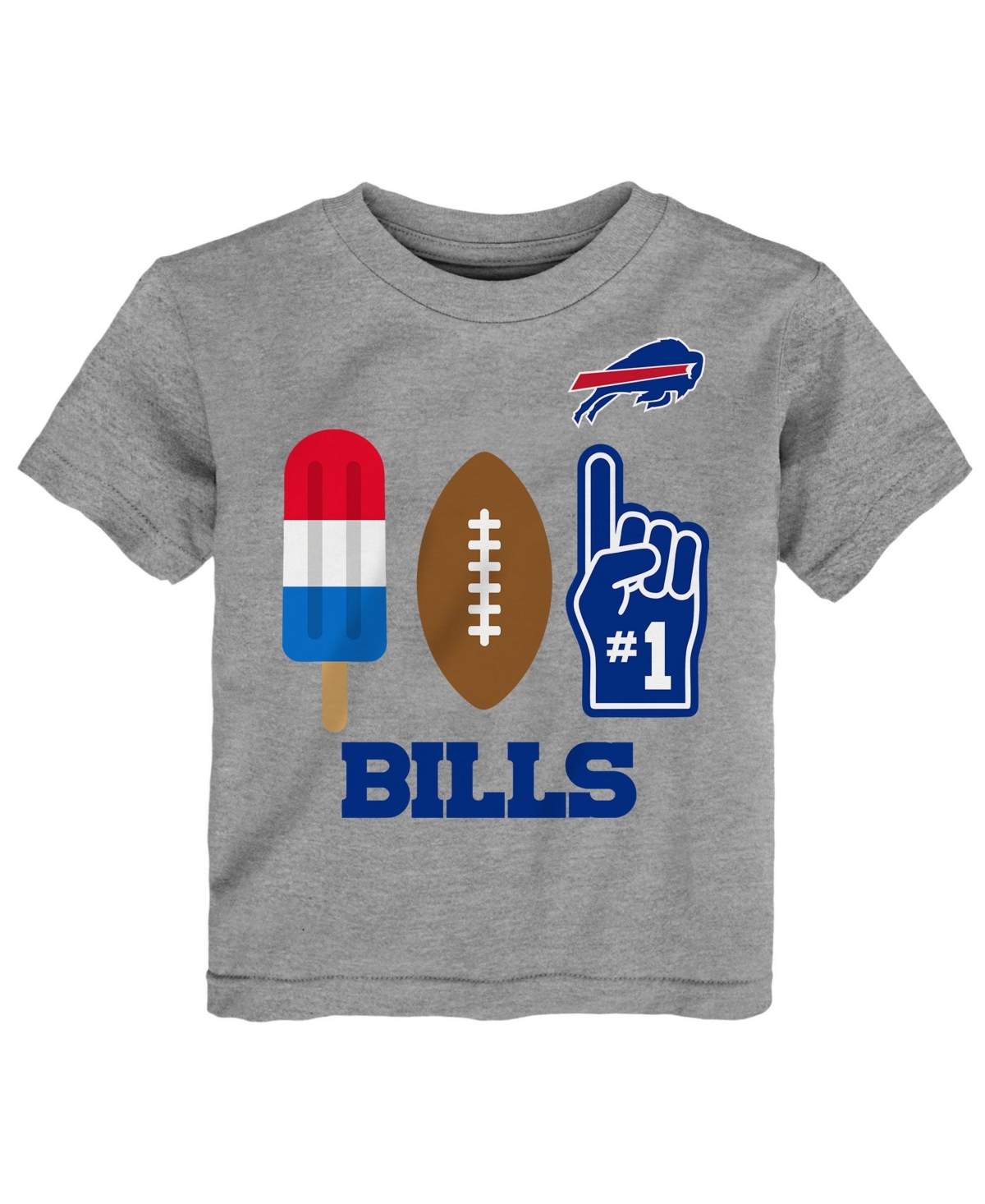 Click here for Nfl Toddler Heather Gray Buffalo Bills Americana P... prices