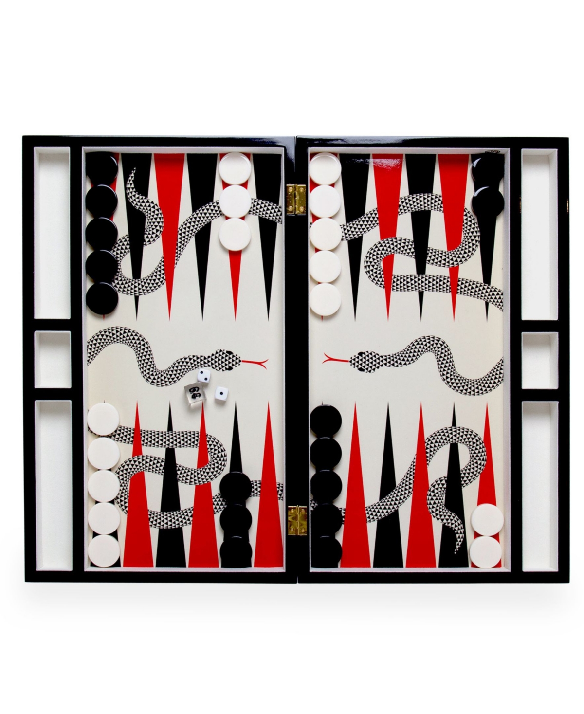 Click here for Jonathan Adler Eden Backgammon Set - Black  White... prices