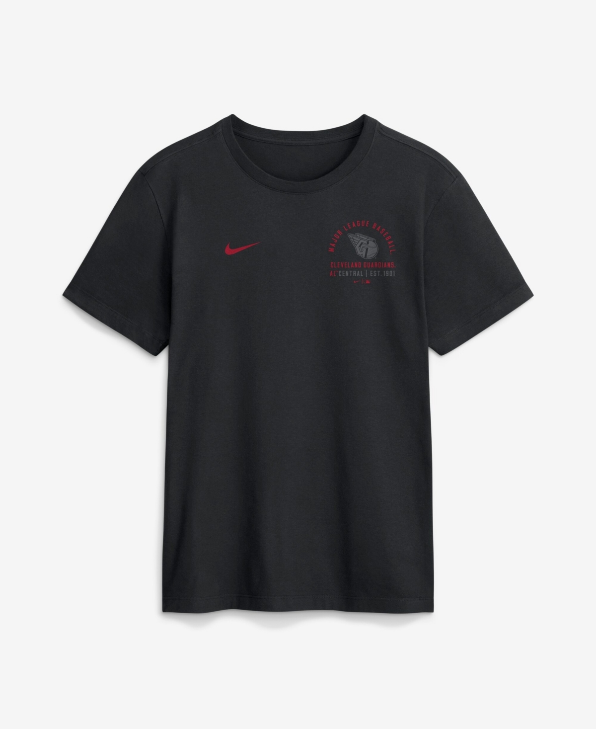 Click here for Nike Mens Black Cleveland Guardians Split Logo T-S... prices