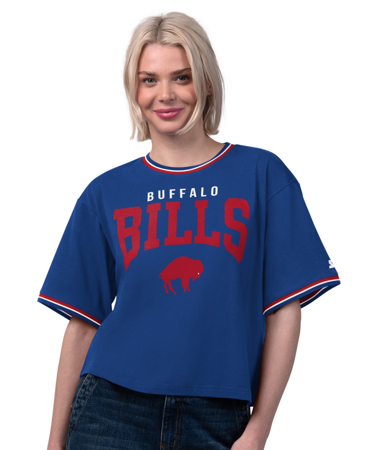 Click here for Starter Womens Buffalo Bills Vintage Ace Oversized... prices